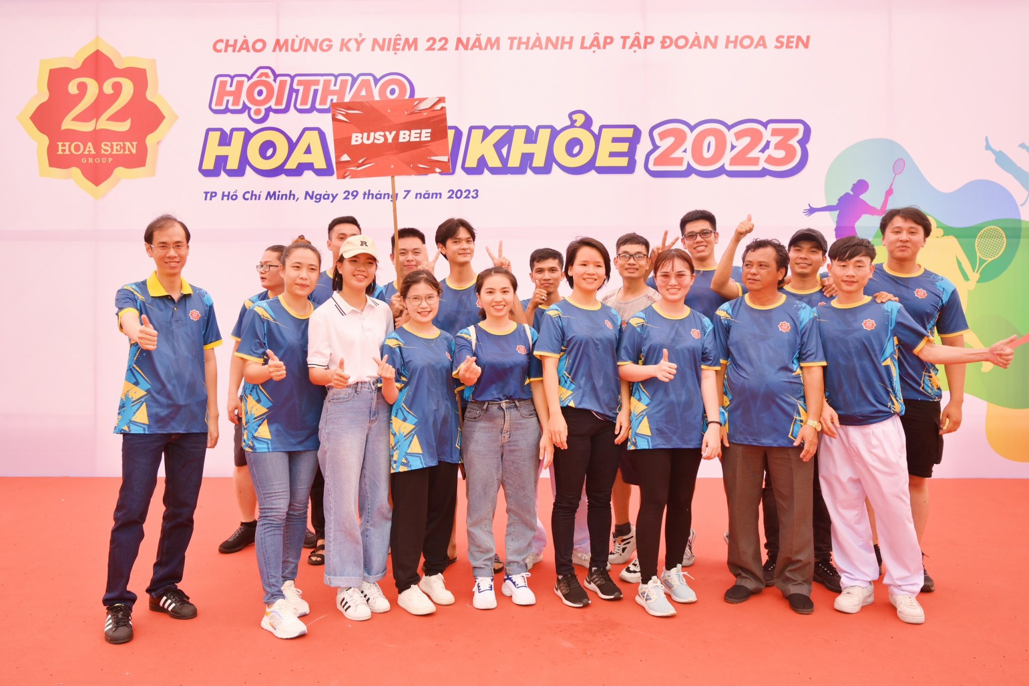 Hội thao "Hoa Sen Khỏe 2023" - Kết nối sức mạnh tập thể người Hoa Sen ...