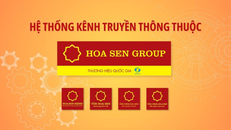 Hệ thống kênh truyền thông chính thức của Tập đoàn Hoa Sen (Hoa Sen Group) - Hoa Sen Group