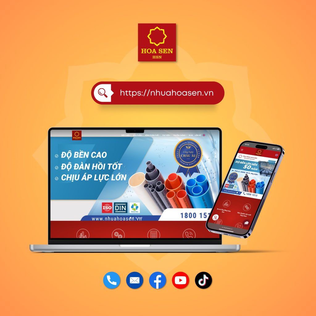 Hệ thống kênh truyền thông chính thức của Tập đoàn Hoa Sen (Hoa Sen Group) - Hoa Sen Group