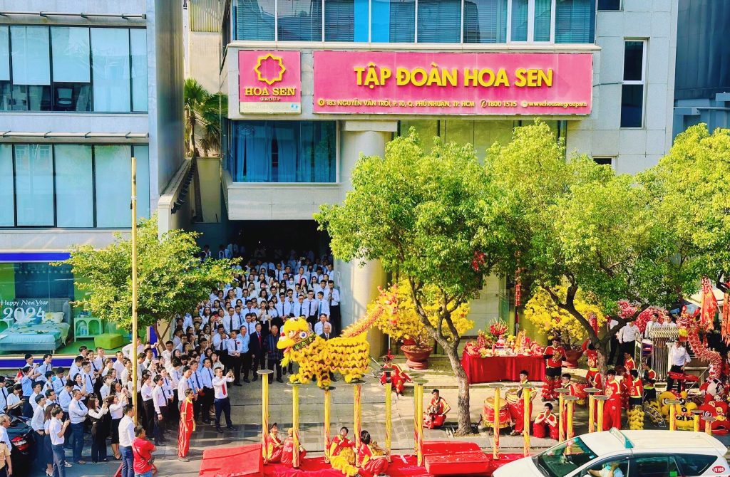 Tập đoàn Hoa Sen khai trương đầu xuân năm Giáp Thìn 2024 - Hoa Sen Group