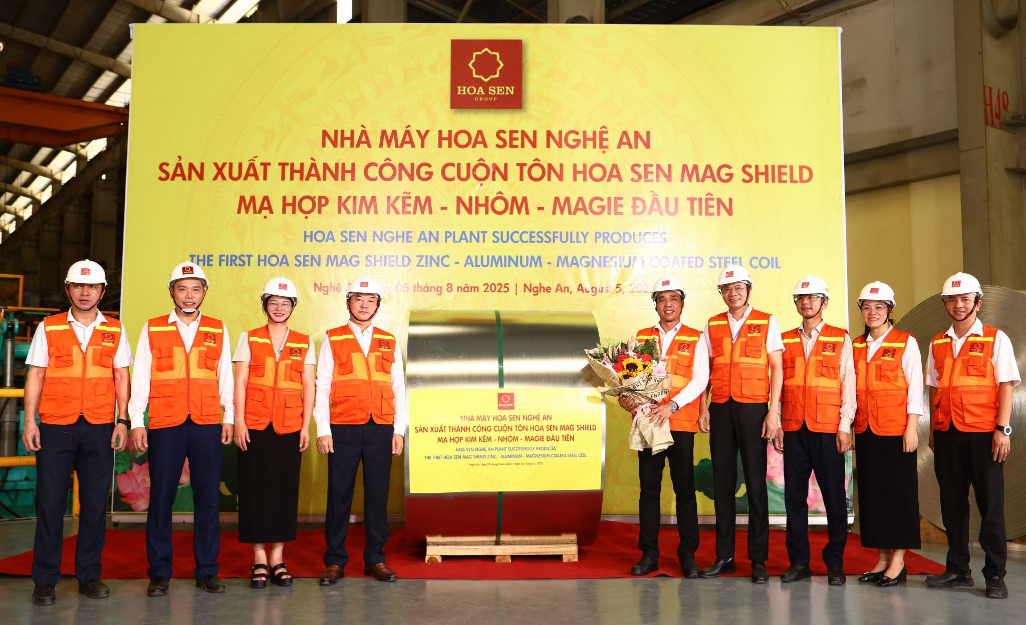 TẬP ĐOÀN HOA SEN SẢN XUẤT THÀNH CÔNG TÔN SIÊU BỀN HOA SEN MAG SHIELD - Hoa Sen Group